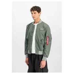 Bomberjacke Alpha Industries "MA-1 TTC Light", Herren, Gr. 3XL, gr&uuml;n (vintage gr&uuml;n, silber), Obermaterial: 100% Nylon, Futter: 100% Nylon, Jacken Bomberjacke