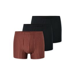 Boxer Schiesser "95/5 Essentials", Herren, Gr. 9, sortiert 13, Single Jersey, Obermaterial: 95% Baumwolle, 5% Elasthan, k&ouml;rpernah, Unterhosen Boxer, mit softem, tonalem Komfortbund