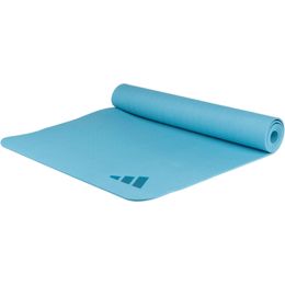 Adidas Premium Yoga Matte - Gr&ouml;&szlig;e Einheitsgr&ouml;&szlig;e - blau