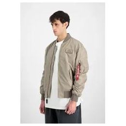 Bomberjacke Alpha Industries "MA-1 TTC Light", Herren, Gr. M, beige (vintage sand), Obermaterial: 100% Nylon, Futter: 100% Nylon, Jacken Bomberjacke