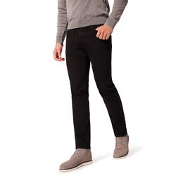 5-Pocket-Hose "RANDO", Herren, Gr. 34, L&auml;nge 32, schwarz (schwarz schwarz raw), Denim/Jeans, Obermaterial: 72% Baumwolle, 26% Polyester, 2% Elasthan, Pioneer Authentic Jeans, unifarben, regular fit lang, Hosen 5-Pocket-Hose, im Five-Pocket Style