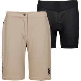 Scott Vertic LT Fahrradshorts Damen - Gr&ouml;&szlig;e S - beige