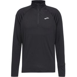 Brooks Dash 1-4 Zip 3.0 Funktionsshirt Herren - Gr&ouml;&szlig;e M - schwarz