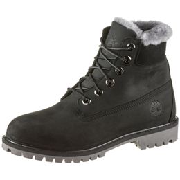 Timberland 6 Inch Premium Junior Boots Damen - Gr&ouml;&szlig;e 39 - schwarz
