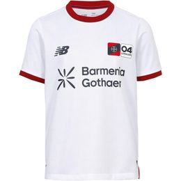 New Balance Bayer Leverkusen 25-26 4th Teamtrikot Kinder - Gr&ouml;&szlig;e 116 - rot