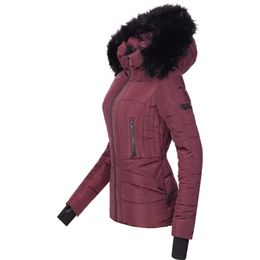 Navahoo Jacke 'Adele' Damen Gr&ouml;&szlig;e XS rubinrot / schwarz Winterjacke