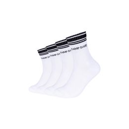 Tennissocken CAMP DAVID, Herren, Gr. 43-46, wei&szlig;, Obermaterial: 66% Baumwolle, 28% Polyester, 5% Elastodien, 1% Elasthan, Socken Tennissocken