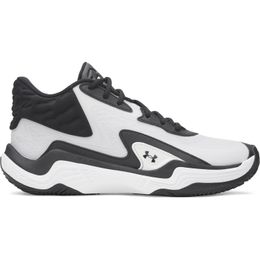 Under Armour UA SPAWN 7 MID Basketballschuhe Herren - Gr&ouml;&szlig;e 45 - wei&szlig;