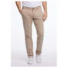 Chinos Bison "Chinos Regular Fit", Herren, Gr. 40, L&auml;nge 34, beige (sand), Obermaterial: 97% Baumwolle, 3% Elasthan, unifarben, regular fit, Hosen