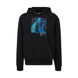 QS Sweatshirt Herren Gr&ouml;&szlig;e L blau / gr&uuml;n / schwarz / wei&szlig;