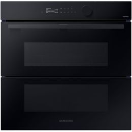 Samsung Pyrolyse Backofen "NV7B5775XDK", Energieeffizienz: A+, schwarz, B:59,5cm H:59,6cm T:57,1cm, Back&ouml;fen, Dual Cook Flex &ndash; Ein Ofen. Zwei Garr&auml;ume. Flexible T&uuml;r., Pyrolyse Backofen