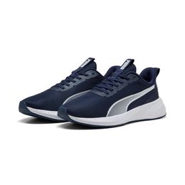 Laufschuh Puma "FLYER LITE 3", Damen, Gr. 47, blau (Puma navy, Puma wei&szlig;), Textil, Schuhe Laufschuh, mit Schn&uuml;rung, mit IMEVA-D&auml;mpfungstechnologie, Textil-Obermaterial