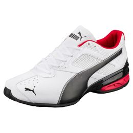 Sneaker Puma "TAZON 6 FM", Herren, Gr. 40, Puma wei&szlig;, Puma schwarz, Puma silber, Synthetik, Schuhe Sneaker, mit Schn&uuml;rung, mit SOFTFOAM+ D&auml;mpfung, herausnehmbare Innensohle, Topseller