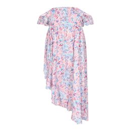 Joella Kleid Damen Gr&ouml;&szlig;e 46 hellblau / lila / pink / altrosa Winterkleid