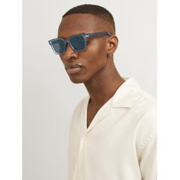 Jack & Jones Sonnenbrille JACK & JONES "JACPONTUS SUNGLASSES NOOS", Herren, grau (dunkelgrau), unifarben, Sonnenbrillen Sonnenbrille