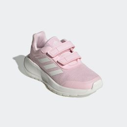 Sneaker adidas Sportswear "TENSAUR RUN", M&auml;dchen, Gr. 32, wei&szlig; (clear pink, core wei&szlig;, clear pink), Textil, Schuhe Sneaker, mit Klettverschluss, f&uuml;r Jugendliche