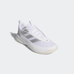 Basketballschuh adidas Sportswear "SUBZONE", Damen, Gr. 38,5, cloud wei&szlig;, silber metallic, ftwr wei&szlig;, Synthetik, Textil, Schuhe Basketballschuh