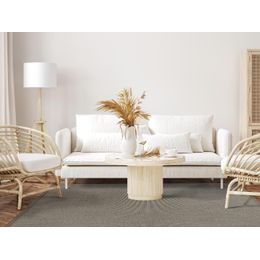 Sisalteppich Dekowe "Mara S2 mit Bord&uuml;re", grau (grau, hellgrau), B:60cm H:5mm L:110cm, Sisal, Teppiche, Sisalteppich, Flachgewebe, Material: 100% Sisal, Wohnzimmer, Kundenliebling