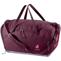 Sporttasche Deuter "HOPPER", M&auml;dchen, Gr. B/H/T: 48cm x 25cm x 26cm, cassis, Polyester, Taschen Sporttasche, f&uuml;r Kinder und Jugendliche, mit verstellbarem Schulterriemen