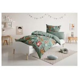 Kinderbettw&auml;sche OTTO HOME "CUDDLEE", wei&szlig; (safari), B/L: 135cm x 200cm, 1 Stk., 1 Stk., Renforc&eacute;, B/L: 40cm x 80cm, 2 Stk., Renforc&eacute;, Obermaterial: 100% Baumwolle, Bettw&auml;sche, in vielen Designs: Dino,Einhorn,Weltraum,Baustelle,Herz,Trecker,Safari