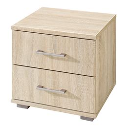 Nachtkommode Priess, braun (struktureichefarben hell), B:41cm H:37cm T:38cm, Sideboards, Nachtkommode