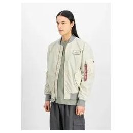 Bomberjacke Alpha Industries "MA-1 TTC Light", Herren, Gr. M, vintage wei&szlig;, Obermaterial: 100% Nylon, Futter: 100% Nylon, Jacken Bomberjacke