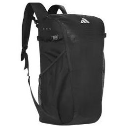 Sportrucksack Adidas PERFORMANCE "BackPack BOXING black/white" Gr. M, schwarz, silber, Rucks&auml;cke, B/H/T: 30cm x 50cm x 20cm, M, Polyester, B:30cm H:50cm T:20cm