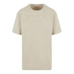 T-Shirt Karl Kani "Karl Kani KK Autograph Heavy Jersey Boxy Tee", Damen, Gr. XS, braun, 100% Baumwolle, oversize, Rundhals, Shirts T-Shirt