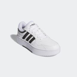Sneaker adidas Sportswear "HOOPS 3.0 BOLD", Damen, Gr. 43, schwarz-wei&szlig; (ftwwht, core schwarz, core schwarz), Synthetik, Schuhe Sneaker