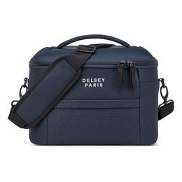 Delsey Paris Kulturtasche 'Brochant 3' Damen Gr&ouml;&szlig;e One Size dunkelblau / wei&szlig;