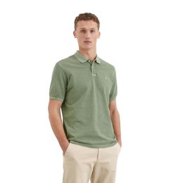 Marc O'Polo Poloshirt MARC O'POLO, Herren, Gr. S, gr&uuml;n (luscious moss), Piqu&eacute;, Obermaterial: 100% Baumwolle, Shirts Poloshirt, aus Pique