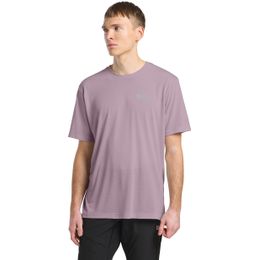 Funktionsshirt Jack Wolfskin "VONNAN S/S T M", Herren, Gr. XXL, lila (wild blossom), Obermaterial: 100% Polyester, Shirts Funktionsshirt, f&uuml;r warme Temperaturen, atmungsaktiv, feuchtigkeitsregulierend