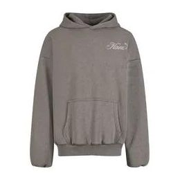Kapuzensweatshirt Karl Kani "Karl Kani KK Os Hoodie", Herren, Gr. M, grau, 80% Baumwolle, 20% Polyester, Sweatshirts