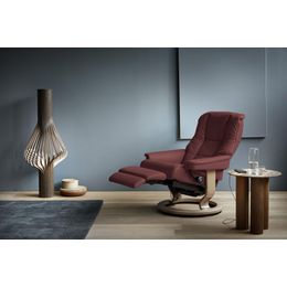Relaxsessel stressless "Mayfair", rot (cherry paloma), B:88cm H:102cm T:76cm, Leder BATICK: BATICK ist ein leicht korrigiertes, durchgef&auml;rbtes und genarbtes M&ouml;belleder, bei dem die meisten Unebenheiten und Spuren in der Regel entfernt wurden.;Leder PALOMA: PALOMA ist ein durchgef&auml;rbtes Semianilin-M&ouml;belleder mit nat&uuml;rlicher Narbung.;ROHLEDER Stoff Q2 FARON: Ein fester zuverl&auml;ssiger Boucl&eacute; mit einem