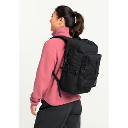 Rucksack Jack Wolfskin "BERKELEY", schwarz, Rucks&auml;cke, Damen, Web, Polyester, unifarben, Rucksack, f&uuml;r Erwachsene, sportlicher Stil, aus robustem Polyester