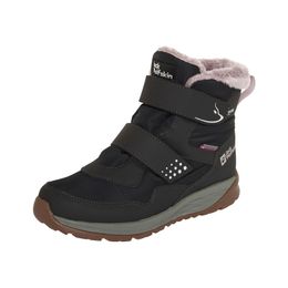Winterboots Jack Wolfskin "POLAR BEAR-G TEXAPORE MID VC K", Kinder, Gr. 29, phantom, Synthetik, Textil, Schuhe Winterboots, Snowboots, Winterstiefel, Winterschuhe, wasserdicht & gef&uuml;ttert