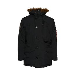 Alpha Industries Parka 'Polar' Herren Gr&ouml;&szlig;e 4XL rot / schwarz / wei&szlig;