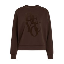 Vila Sweatshirt 'VIReflect' Damen Gr&ouml;&szlig;e L kastanienbraun / dunkelbraun