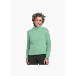 Sch&ouml;ffel Fleecejacke SCH&Ouml;FFEL "Fleece Jacket Leona3", Damen, Gr. 42, gr&uuml;n, Fleece, Obermaterial: 100% Polyester. Futter: 100% Polyester, unifarben, figurumspielend h&uuml;ftbedeckend, Jacken Fleecejacke, f&uuml;r Erwachsene, atmungsaktiv, schnell trocknendes Material