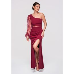 Ombre Kleid Damen Gr&ouml;&szlig;e 38 bordeaux Winterkleid