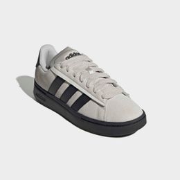 Sneaker adidas Sportswear "GRAND COURT ALPHA", Herren, Gr. 47, grau (grau one, core schwarz, core schwarz), Leder, Synthetik, Schuhe Sneaker, Design inspiriert vom adidas Campus 00