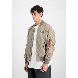 Bomberjacke Alpha Industries "MA-1 TTC Light", Damen, Gr. 3XL, beige (vintage sand), Obermaterial: 100% Nylon, Futter: 100% Nylon, Jacken Bomberjacke