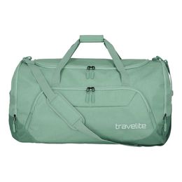 Reisetasche Travelite "KICK OFF, verschiedene Gr&ouml;&szlig;en und Farben", Damen, Gr. B/H/T: 70cm x 40cm x 43cm, gr&uuml;n (salbei), Polyester, unifarben, Taschen Reisetasche, Reisegep&auml;ck Sporttasche Freizeittasche mit Aufsteckfunktion