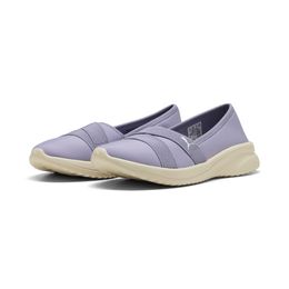 Sneaker Puma "ADELINA 2", Damen, Gr. 36, lila luster, Puma wei&szlig;, Textil, Schuhe Sneaker, mit minimalistischer Silhouette, flexibles Obermaterial aus Textil