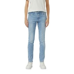 Slim-fit-Jeans s.Oliver "Betsy", Damen, Gr. 34, L&auml;nge 32, blau used, Denim/Jeans, Obermaterial: 85% Baumwolle, 13% Polyester, 2% Elasthan, slim fit, Jeans Slim-fit-Jeans, mit Stretch