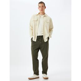 KOTON Hose Herren Gr&ouml;&szlig;e 35/36 khaki