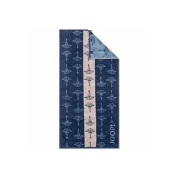JOOP! Duschtuch JOOP "Duschtuch Divided Doubleface Duschtuch 1er Pack", blau, B:80cm, Obermaterial: 100% Baumwolle CO., Handt&uuml;cher, Duschtuch