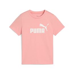T-Shirt Puma "ESS NO. 1 LOGO TEE PS", Jungen, Gr. 104, pink (pink fruit), Jersey, Obermaterial: 100% Baumwolle, unifarben, regular fit normal, Rundhals, Shirts T-Shirt, Regular Fit, Kurzarm, f&uuml;r Kinder, Rundhalsausschnitt