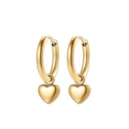 Hey Happiness Ohrringe 'Heart Beat' Damen Gr&ouml;&szlig;e One Size gold