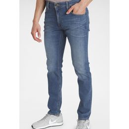 Tapered-fit-Jeans Lee "LUKE", Herren, Gr. 30, L&auml;nge 34, blau (blau used fresh), Denim/Jeans, Obermaterial: 98% Baumwolle, 1% Elasthan, 1% Polyester, gerade, unten schmal lang, Jeans Tapered-fit-Jeans